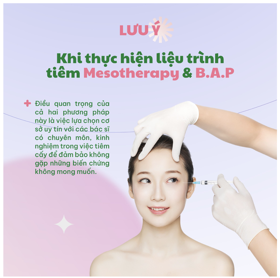 TIÊM BAP VÀ MESOTHERAPY PHƯƠNG PHÁP DÀNH CHO BẠN